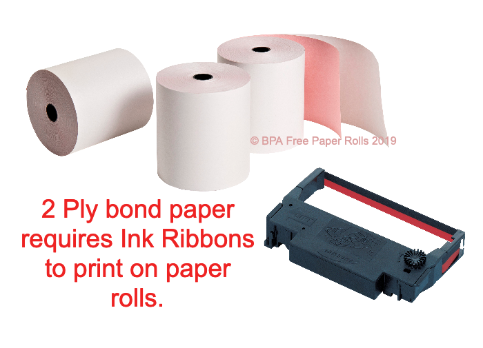 2 Ply Paper Rolls | 2 Ply Printer Rolls | Double Ply Paper Rolls