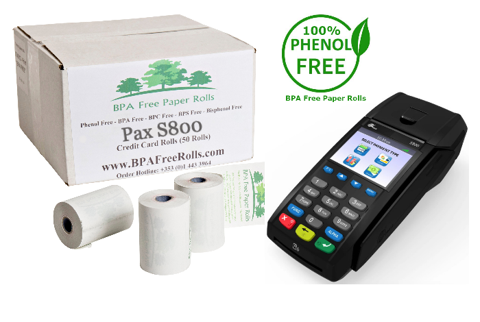 PAX S800 Thermal Rolls | PAX S800 PDQ Rolls | PAX S800 Paper Rolls